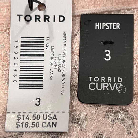 torrid | Intimates & Sleepwear | Nwt Torrid Hipster Pantie Underwear Sz ...